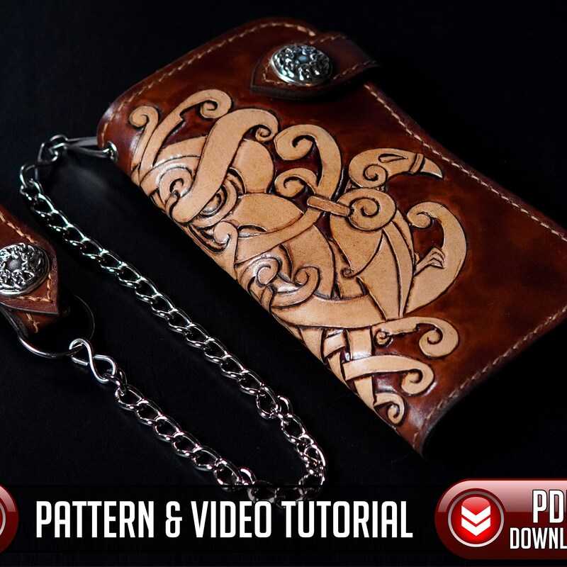 Biker Wallet Pattern - Etsy
