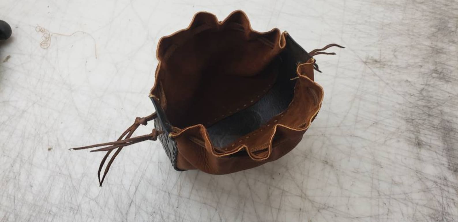 Leather Drawstring Pouch Pattern / Dice Pouch Pattern / Dice | Etsy