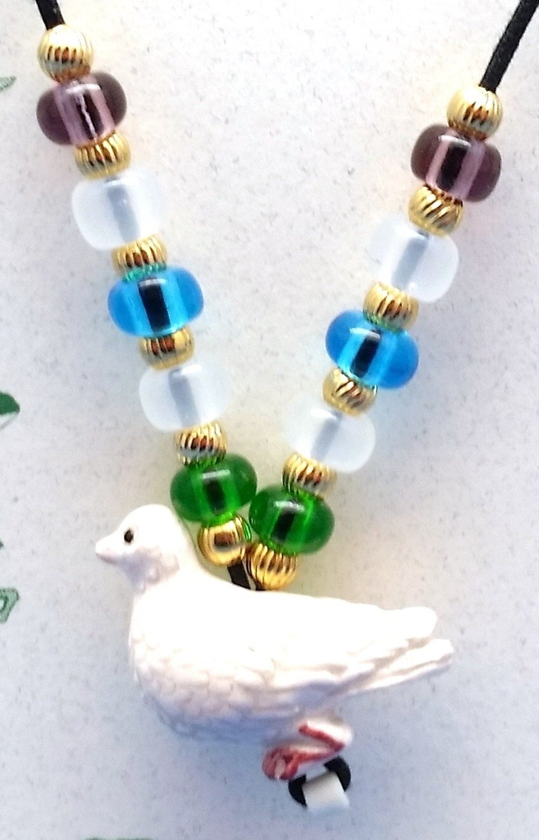 DOVE NECKLACE Bird BOGO Peace Supports Animal Welfare - Etsy
