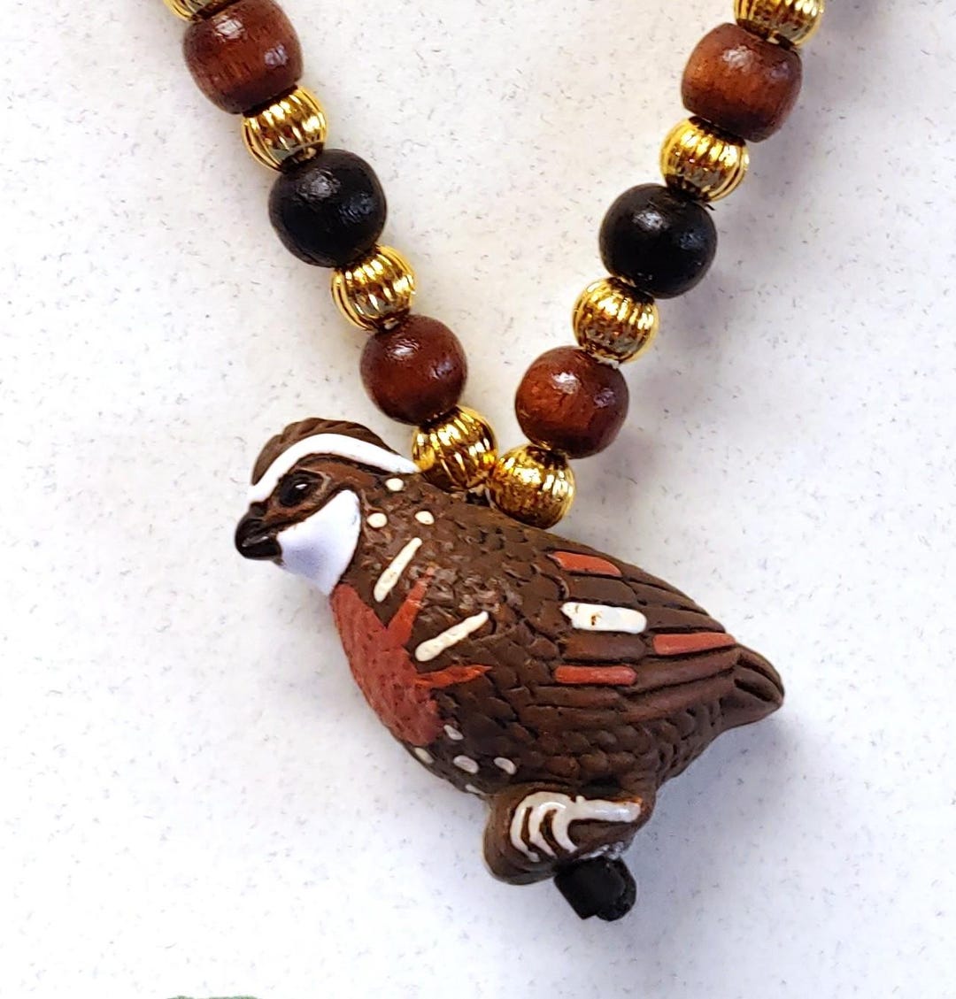 QUAIL NECKLACE Birds BOGO-2 Game Supports Animal Welfare - Etsy UK
