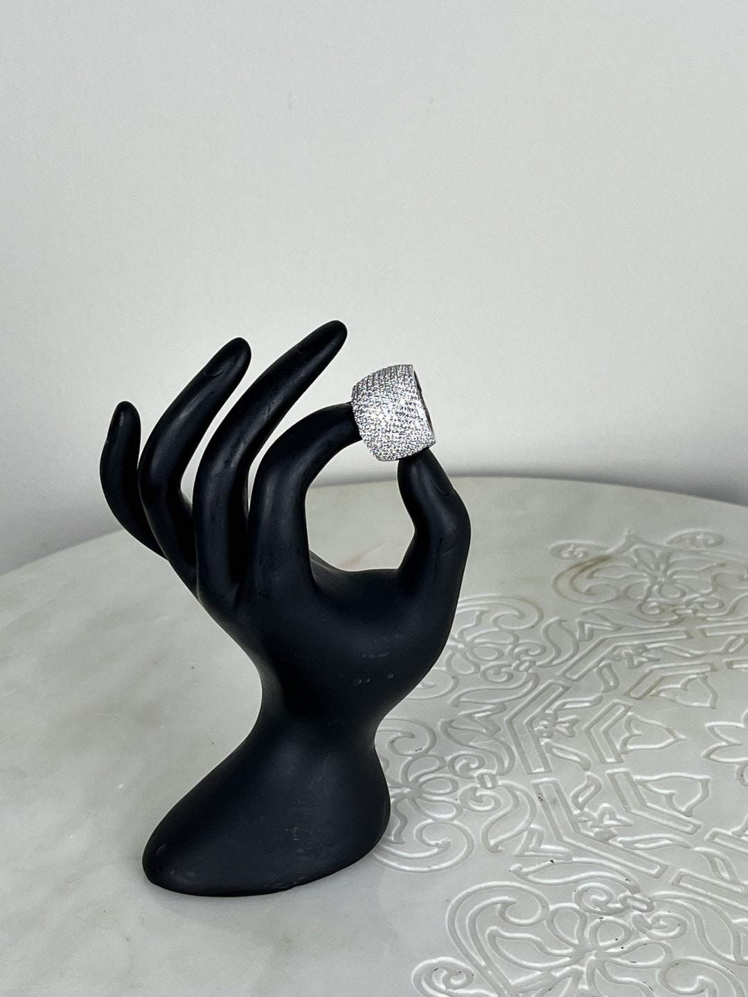 Maximalist Diamond Cocktail Ring - Etsy