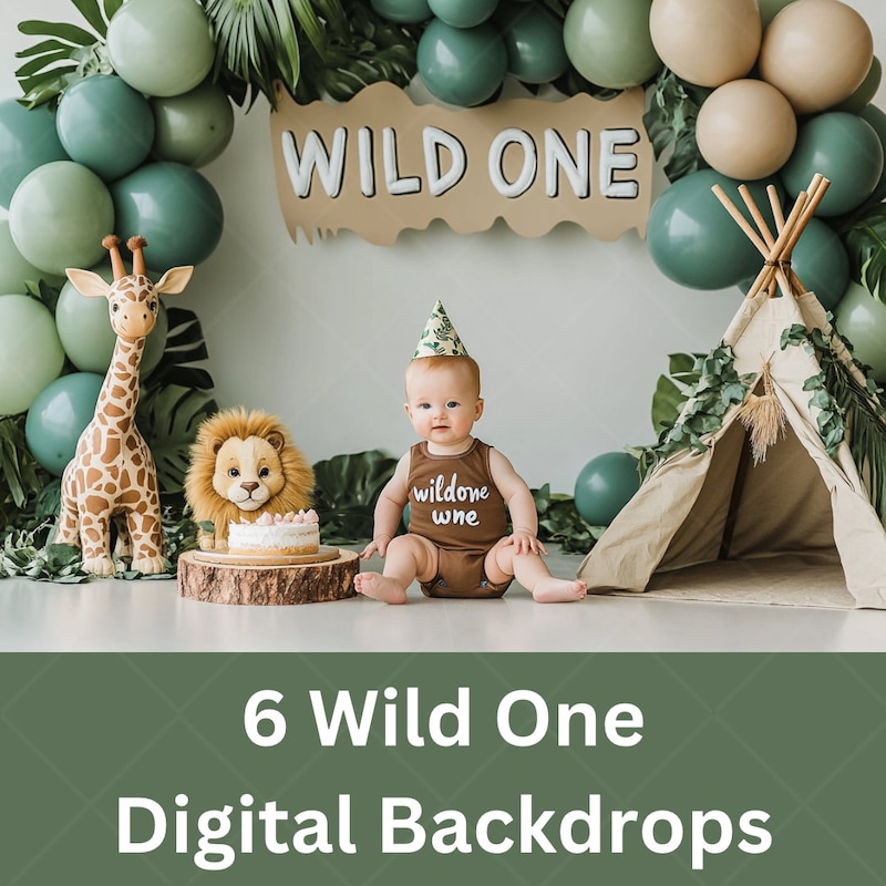 Wild One Backdrop - Etsy