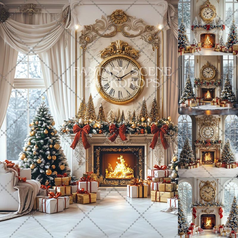 Christmas Photo Backdrop - Etsy