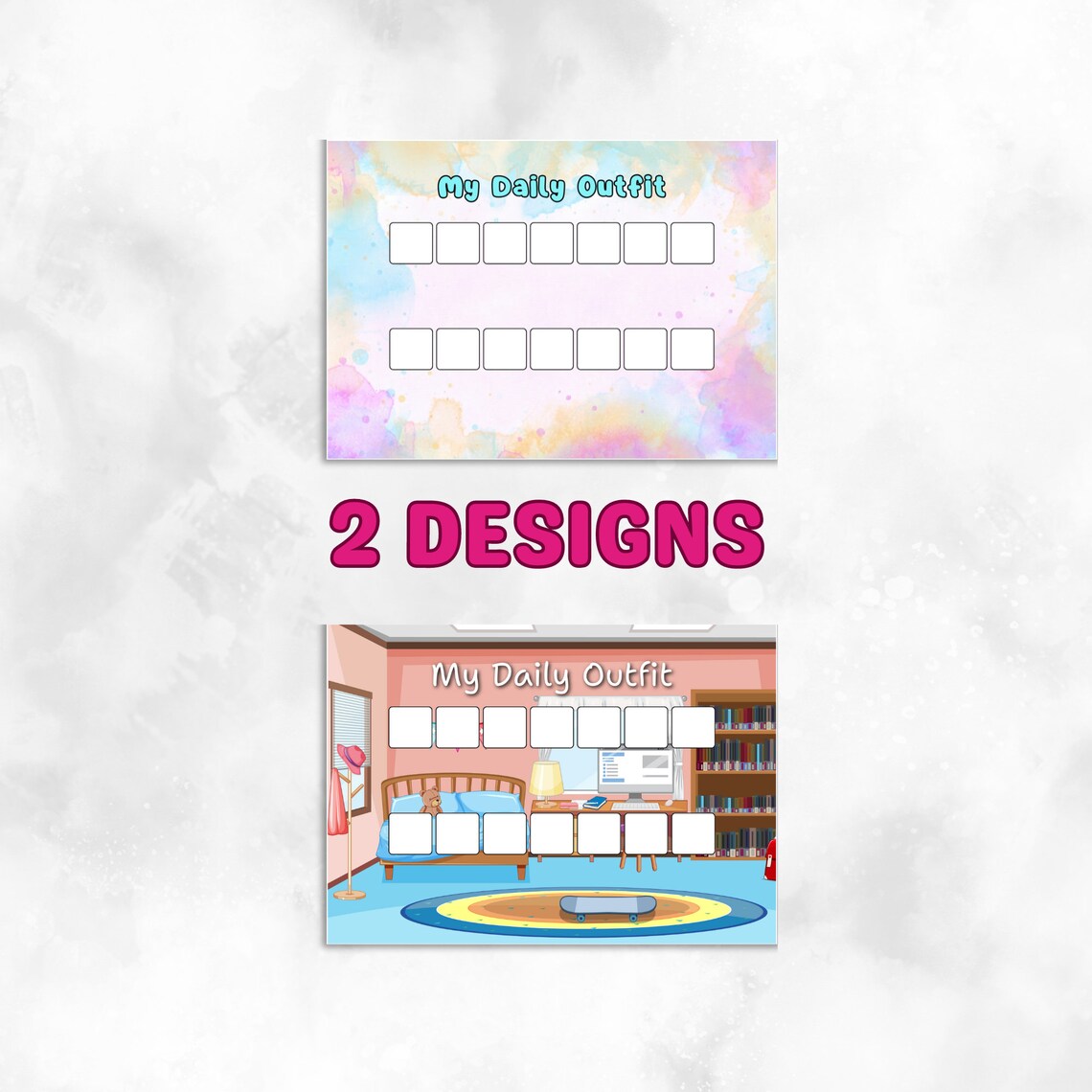 Getting Dressed Visual Chart | Autism Aid | My Daily Outfit Chart ...