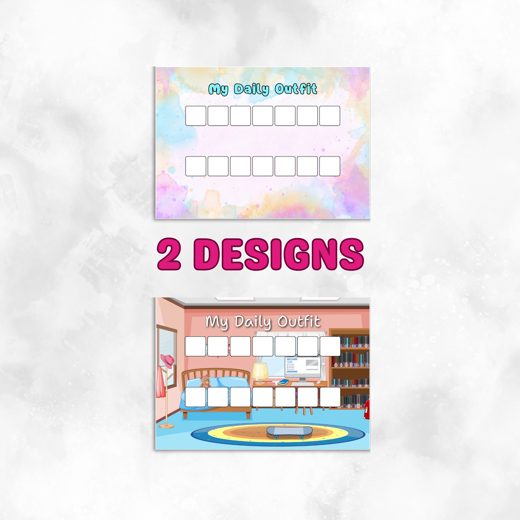 Getting Dressed Visual Chart | Autism Aid | My Daily Outfit Chart ...