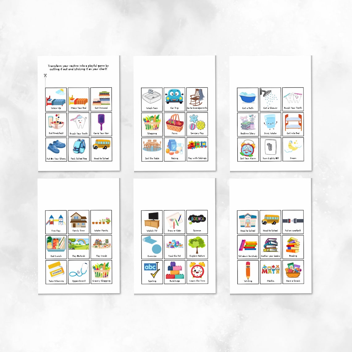 Morning and Bedtime Routine Chart | Printable Routines | Editable ...