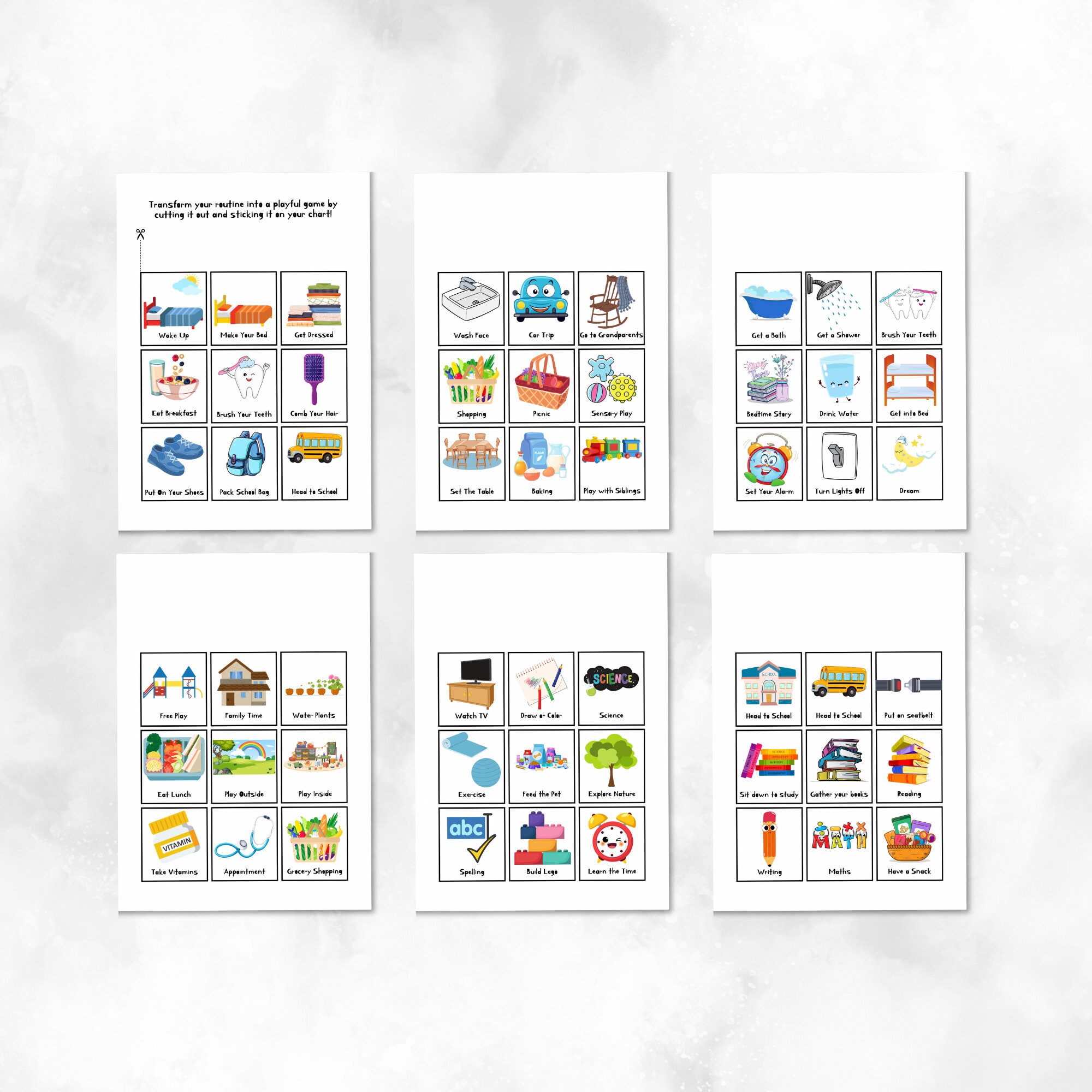 Morning and Bedtime Routine Chart | Printable Routines | Editable ...