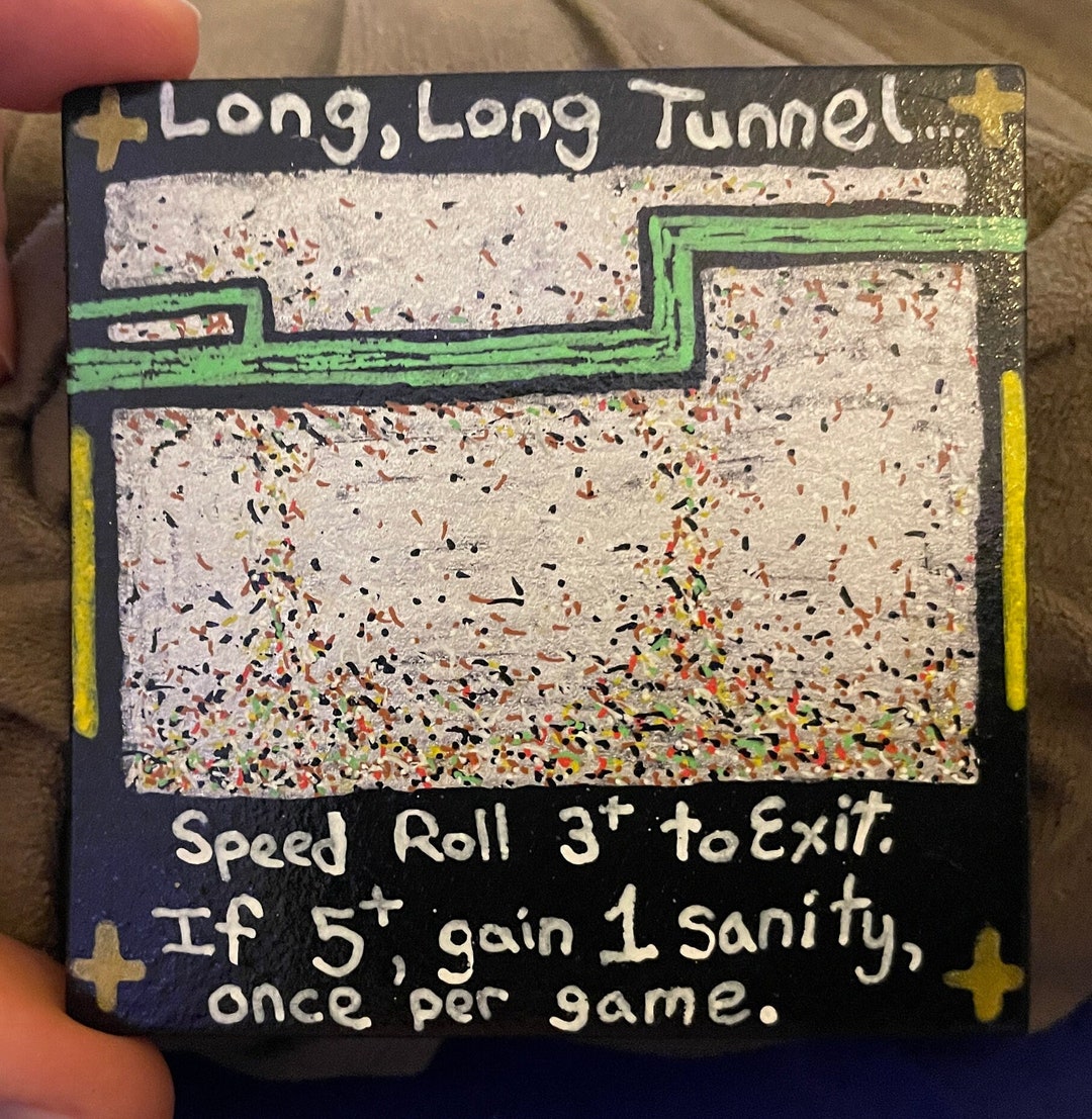 Betrayal Expansion Tile: Long, Long Tunnel! Hand-painted Add-on Room ...