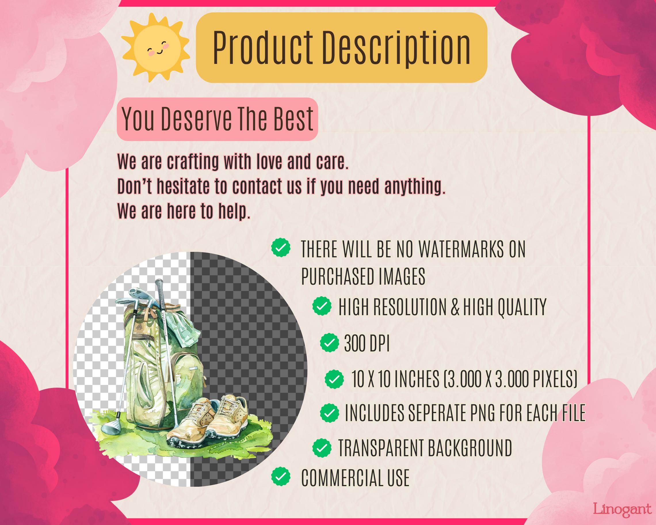 33 PNG Golf Clipart, Course Sports Clipart, Golf Items Bundle With Club ...
