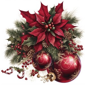 11 Christmas Clipart | Shiny Christmas Decoration Clipart | Printable ...