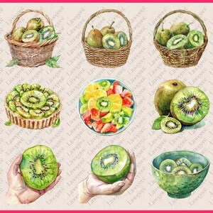 85 Kiwi Clipart | Desserts With Kiwi Tart, Ice Cream, Clipart ...