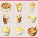 54 Custard Clipart | Sweet Illustrations | Printable Watercolor Food ...