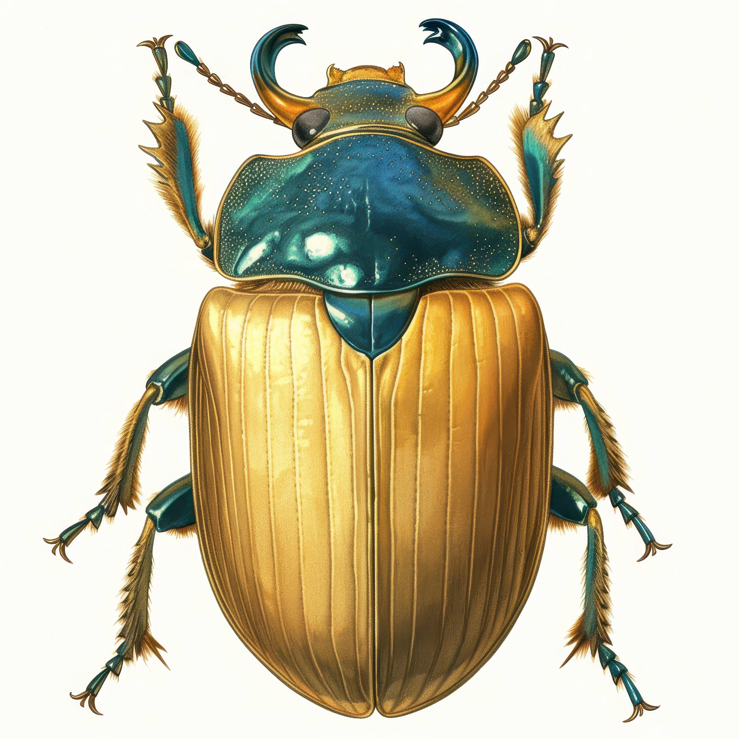 14 Cute Beetles Clipart Bundle, Scarab Design Illustration, Printable ...