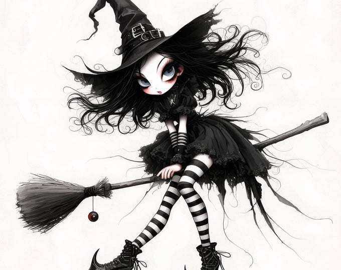 Quirky Wizard: Clip Art, 10 High Res Watercolor Jpgs, Junk Journaling ...