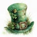 10 Leprechaun Hat Clipart Bundle, St. Patrick’s Day Accessory ...