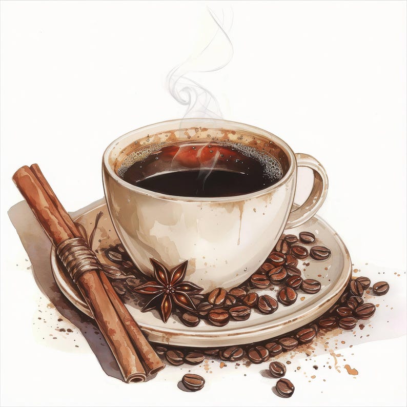 13 Cozy Fireplace Hot Chocolate Clipart Bundle, Winter Comfort ...