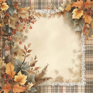 Vintage Fall Leaves Paper Clip Art Bundle 10 High Res Watercolor Jpgs ...