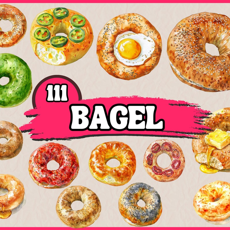 Bagel Art - Etsy