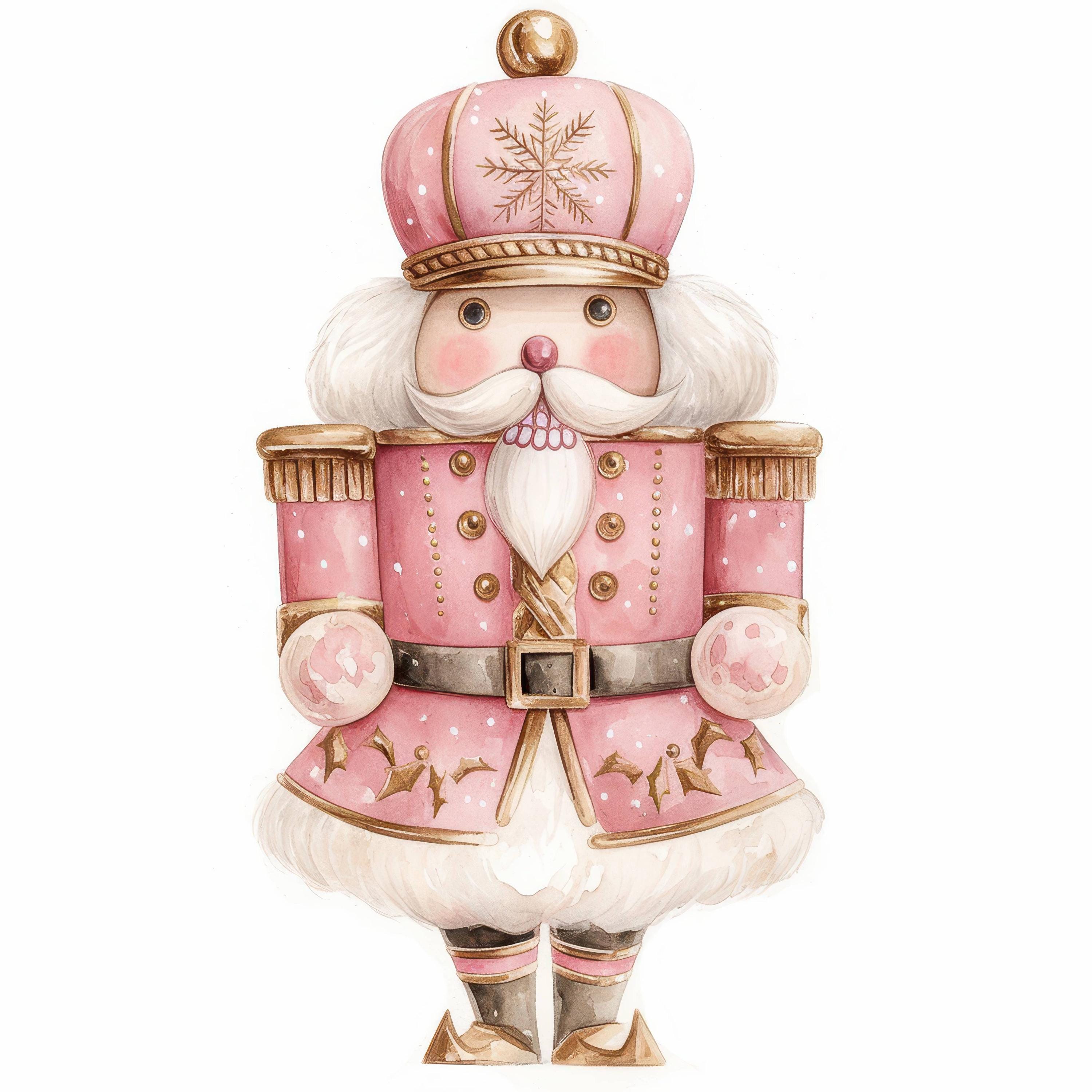 13 Pink Nutcracker Clipart Bundle, Holiday Ballet Illustration ...