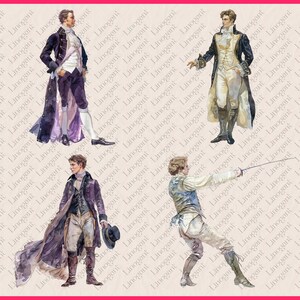 Regency Man Clipart PNG | Man With Vintage Style, Historical Man ...