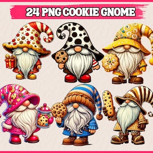 24 PNG Gnomes With Cookie Clipart, Cute Gnome, Cookie Gnome, Gnome ...