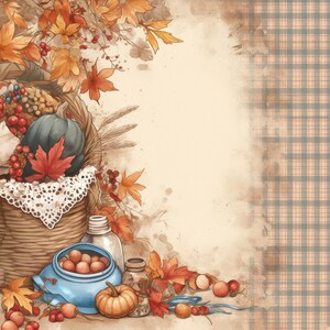 Nostalgic Fall Leaves Paper Clip Art Bundle 10 High Res Watercolor Jpgs ...