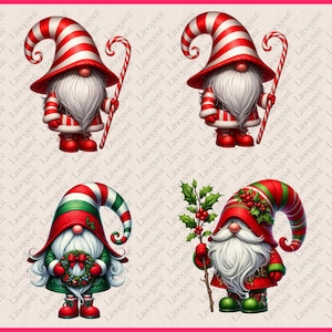 18 PNG Christmas Gnome Clipart | Cute Gnome, Gnome Bundle, Christmas ...