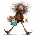Scruffy Courier Clipart 17 High Res Watercolor Jpgs Junk Journals ...