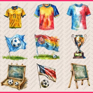 35 PNG Football With Cup Clipart, Funny Sports Soccer Clipart, Football ...