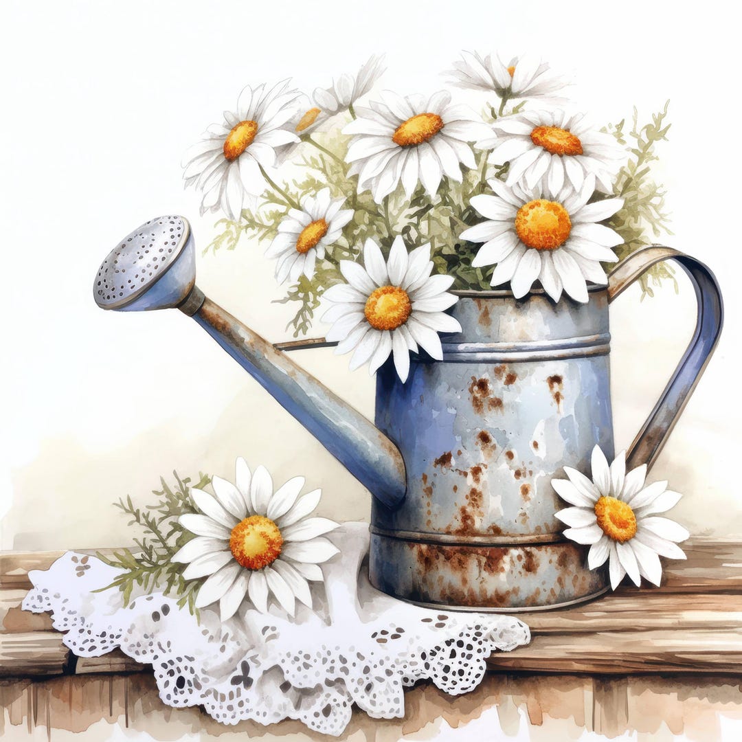 10 Vintage Gardening Tools Clipart Bundle, Rustic Outdoor Illustration ...