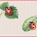 Watercolor Ladybug and Leaf Clipart Bundle, Red Lady Bug on Tree Leaves ...