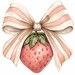 10 Chocolate Dipped Strawberry Clipart Bundle, Sweet Dessert Fruit Art ...