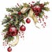 15 Christmas Bauble Clipart Bundle, Festive Ornament Illustration ...