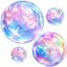 10 Bubble Clipart Bundle, Floating Circle Illustration, Printable ...