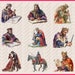 Watercolor Medieval King Clipart Bundle, Fantasy Middle Age Clip Art ...