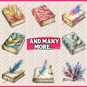 123 PNG Magical Feather Book Clipart, Whimsical Spellbook Clip Art ...