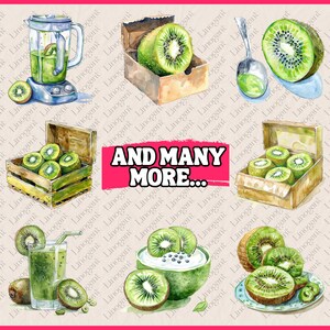 85 Kiwi Clipart | Desserts With Kiwi Tart, Ice Cream, Clipart ...