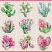 38 PNG Cactus With Flowers Clipart, Floral Cactus Clipart, Desert ...