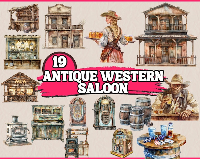 19 PNG Western Saloon Clipart | Wilder Westen Gebäude Clipart, Antike ...
