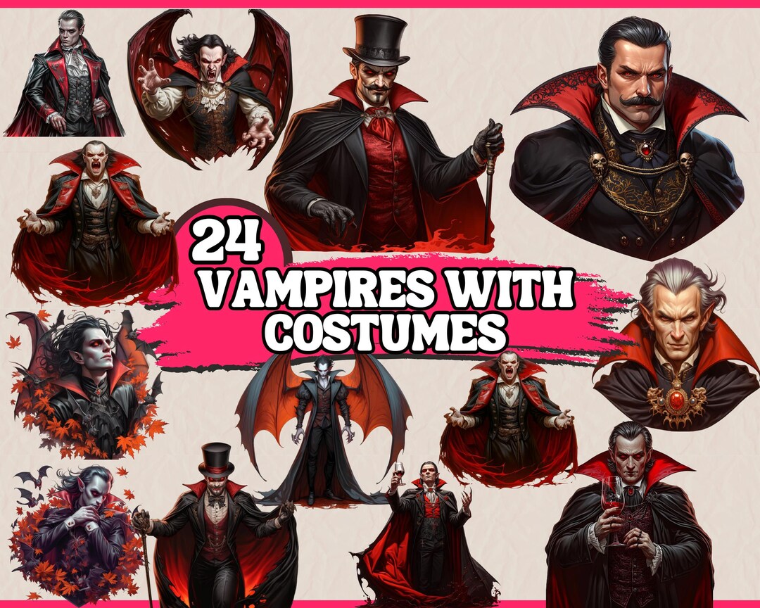 24 PNG Vampire With Costume Clipart, Wild Vampires, Halloween Vampire ...