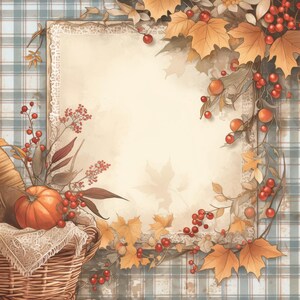 Nostalgic Fall Leaves Paper Clip Art Bundle 10 High Res Watercolor Jpgs ...