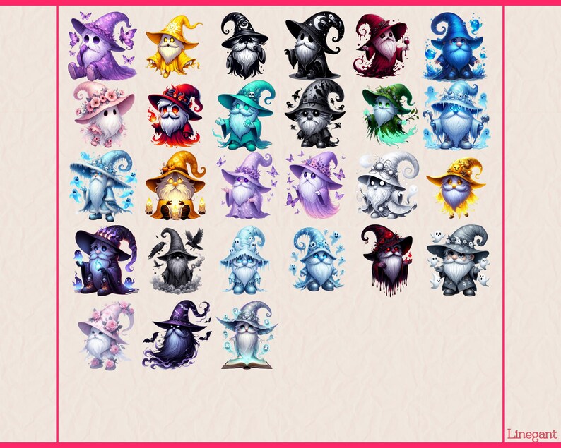 27 PNG Phantom Gnomes With Spirits Clipart, Cute Gnomes, Ghost Gnome ...
