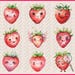 Watercolor Kawaii Strawberry Clipart Bundle, Cute Tropical Fruit Clip ...