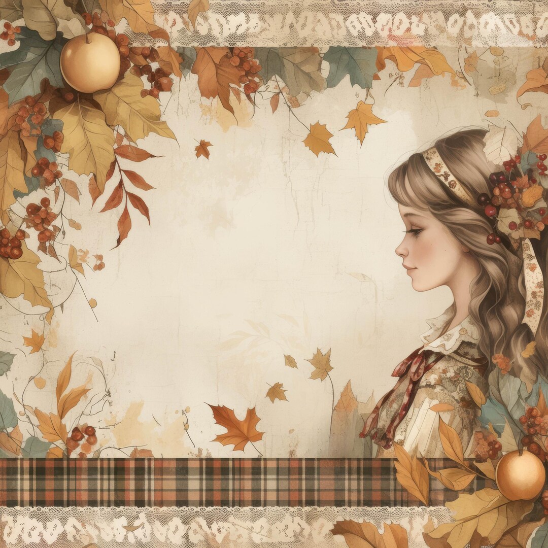 Fall Tree Leaves Paper Clip Art Bundle 10 High Res Watercolor Jpgs for ...