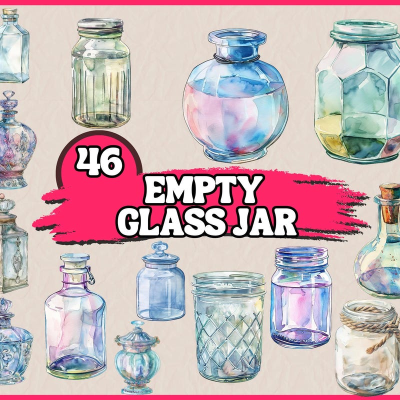Empty Glass Jars - Etsy