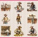 Watercolor Western Barmaid and Bartender Clipart Bundle, Cowboy Cowgirl ...
