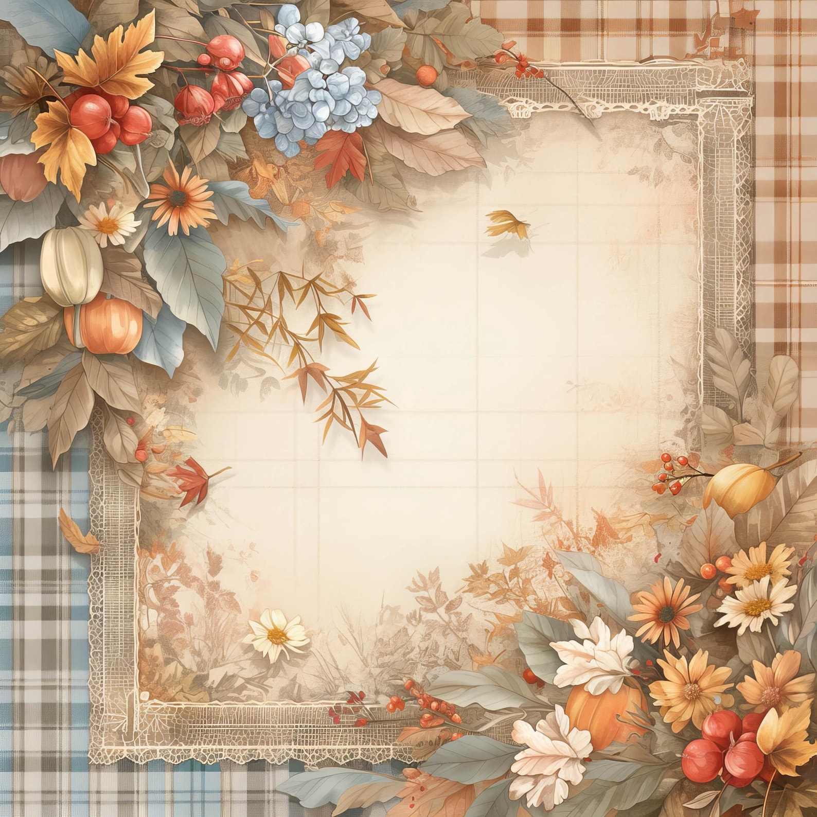 Autumn Tree Leaves Paper Clip Art Bundle 10 High Res Watercolor Jpgs ...