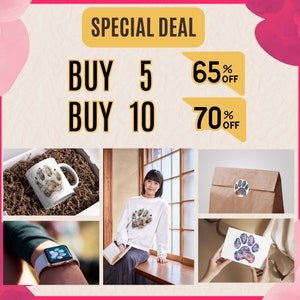 Watercolor Paw Print Clipart Bundle, Animal Footprint Clip Art Set ...