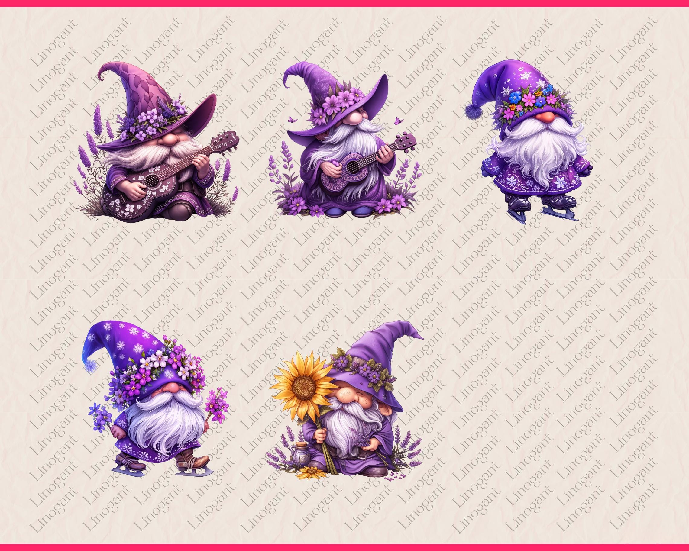 29 PNG Cute Purple Gnomes Clipart | Sweet Gnome, Whimsical Fantasy ...
