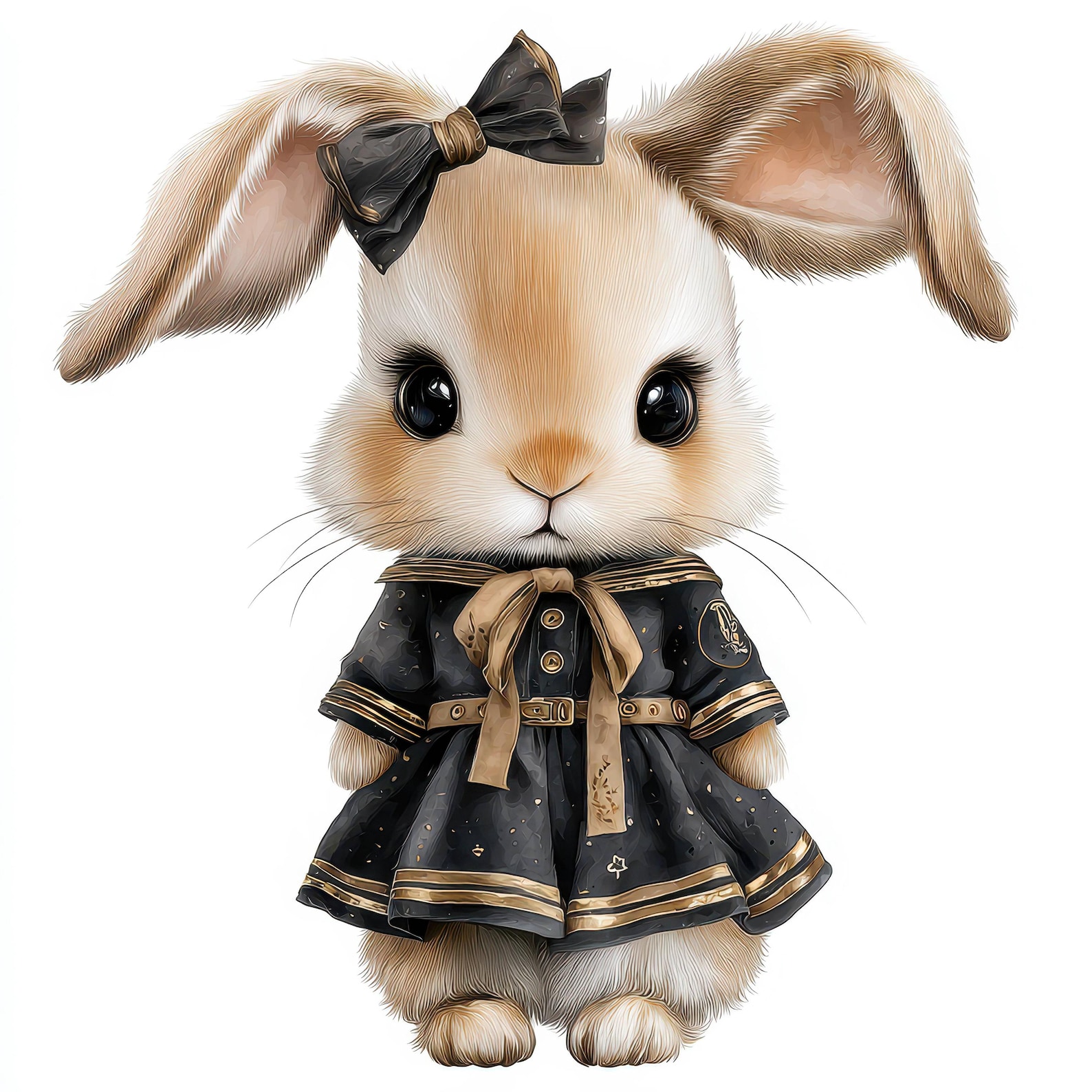 17 Graduation Rabbit Clipart Bundle, Academic Celebration Animal ...
